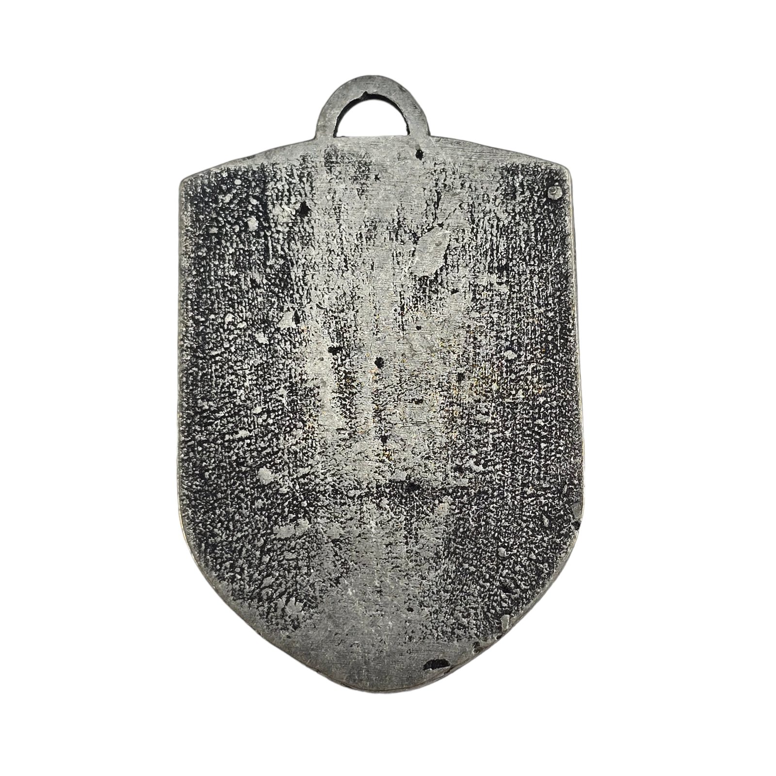 Rose of Rosenberg, medieval coat of arms in shield, zinc Wulflund