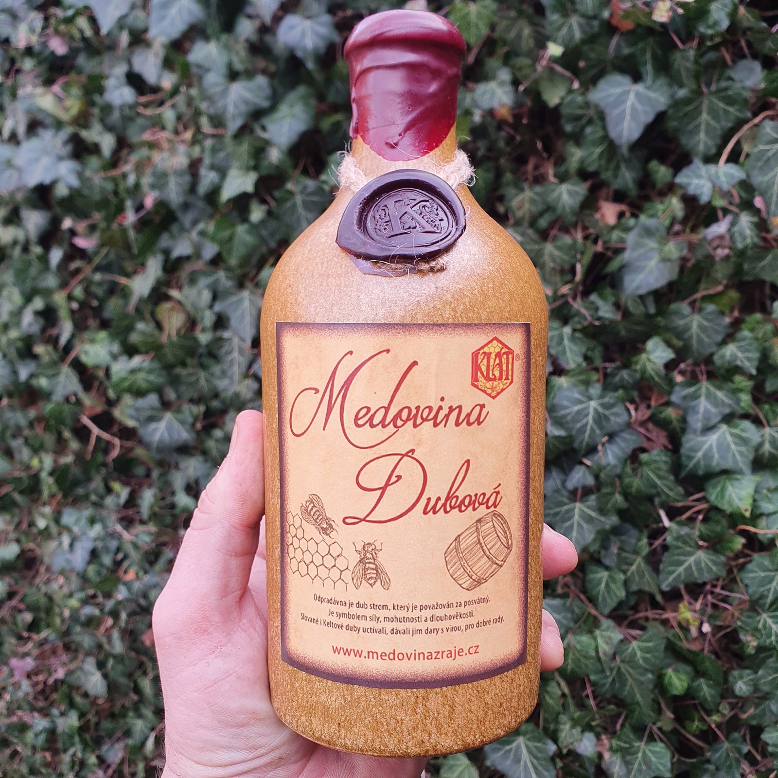 OAK HONEY ripening in barrels 500 ml - gift pack Mead Feasting Wulflund