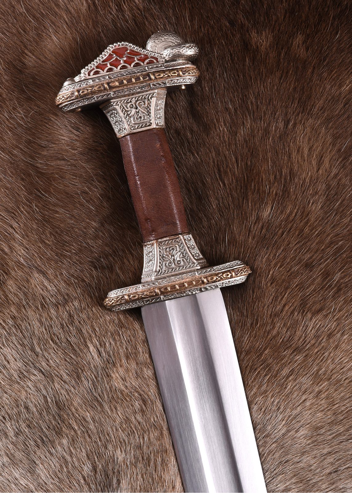 Vendel sword with scabbard Wulflund