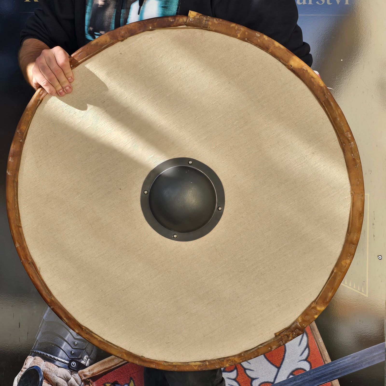 Viking shield, for combat, 80 cm Wulflund