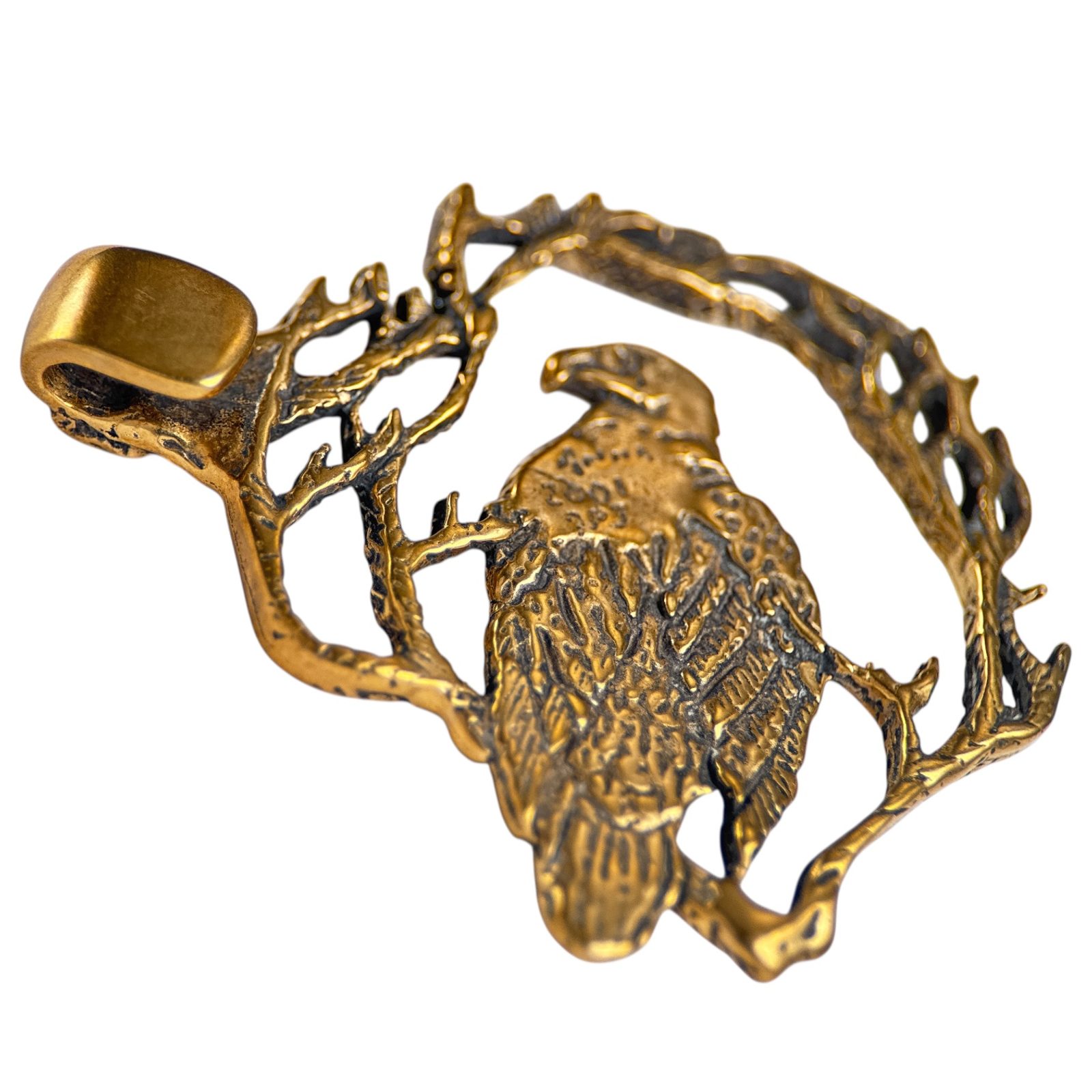 EAGLE, bronze cloak brooch Wulflund