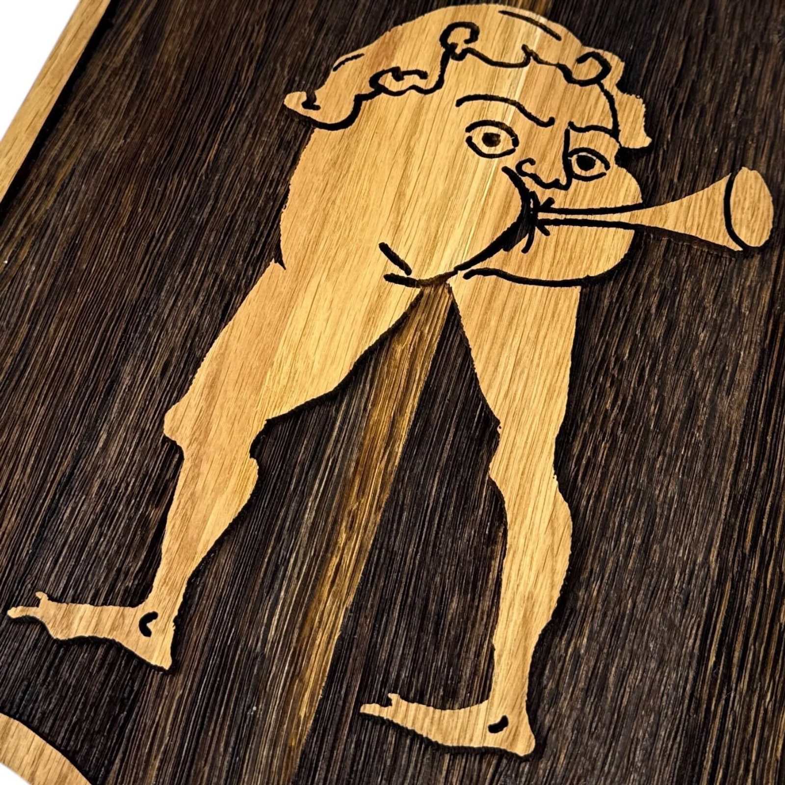 The Hole Tavern, wooden wall sign, Kingdom Come: Deliverance 2 Wulflund