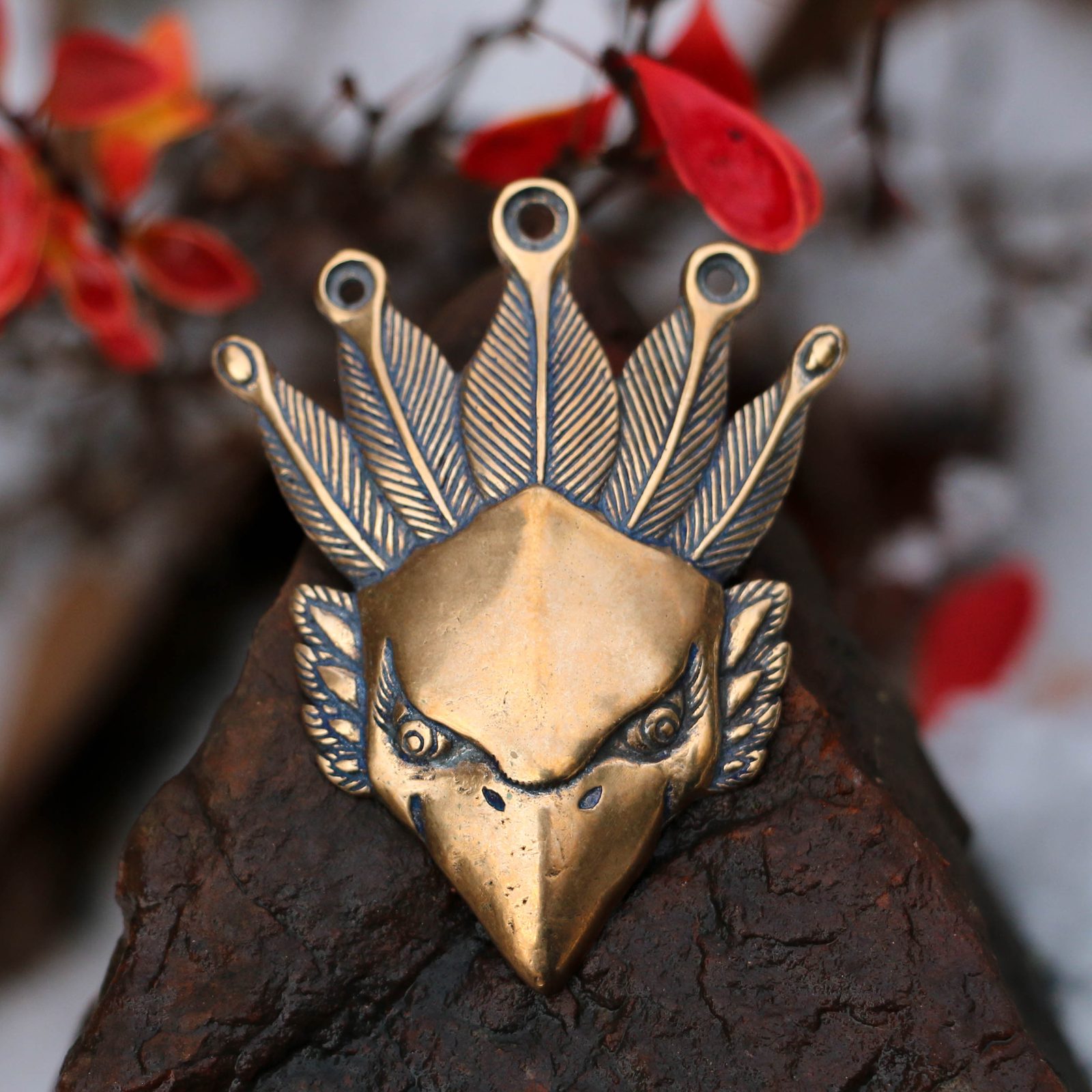 FIREBIRD, bronze pendant Wulflund