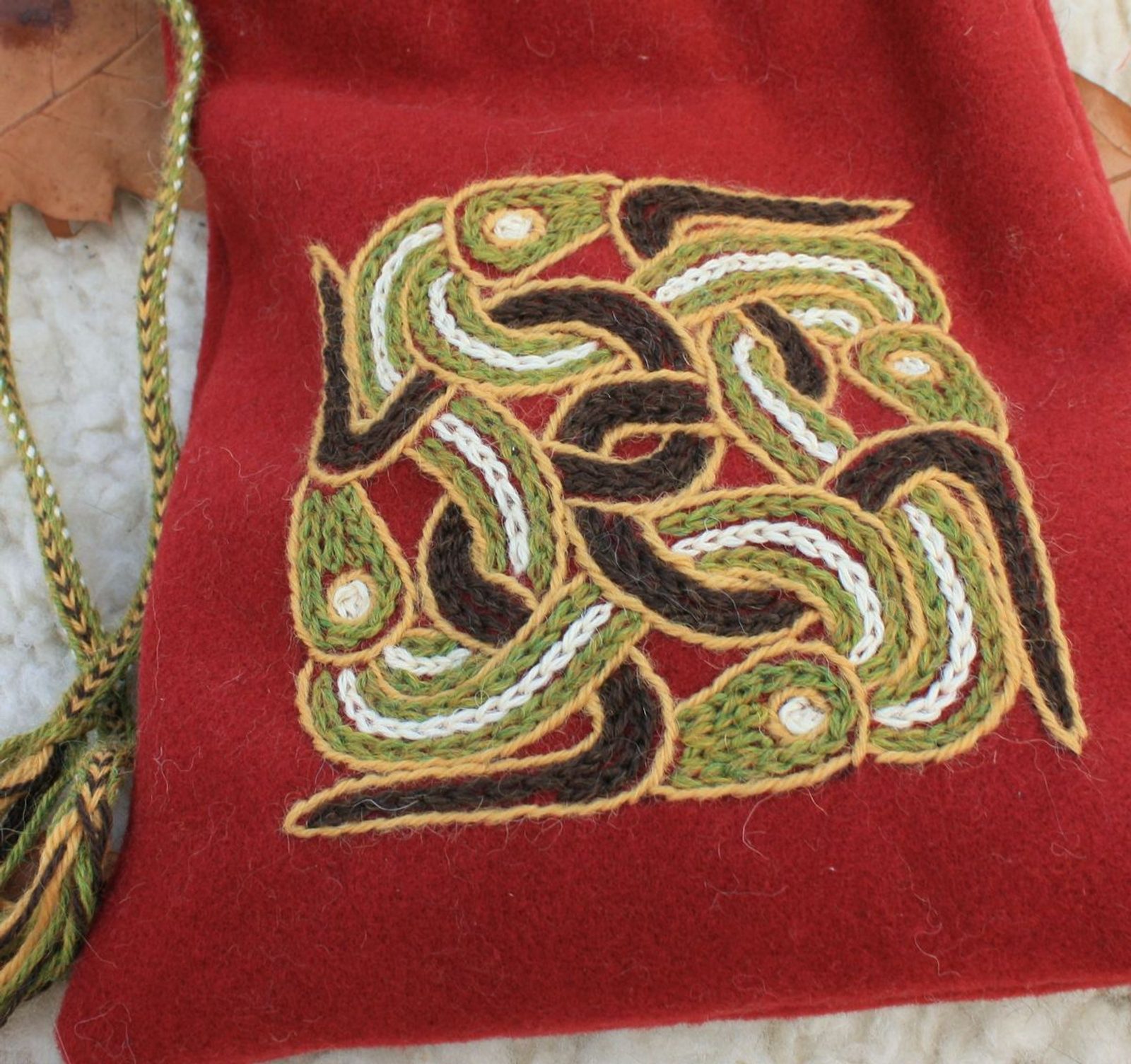 VIKING POUCH, textile, Gotland Wulflund