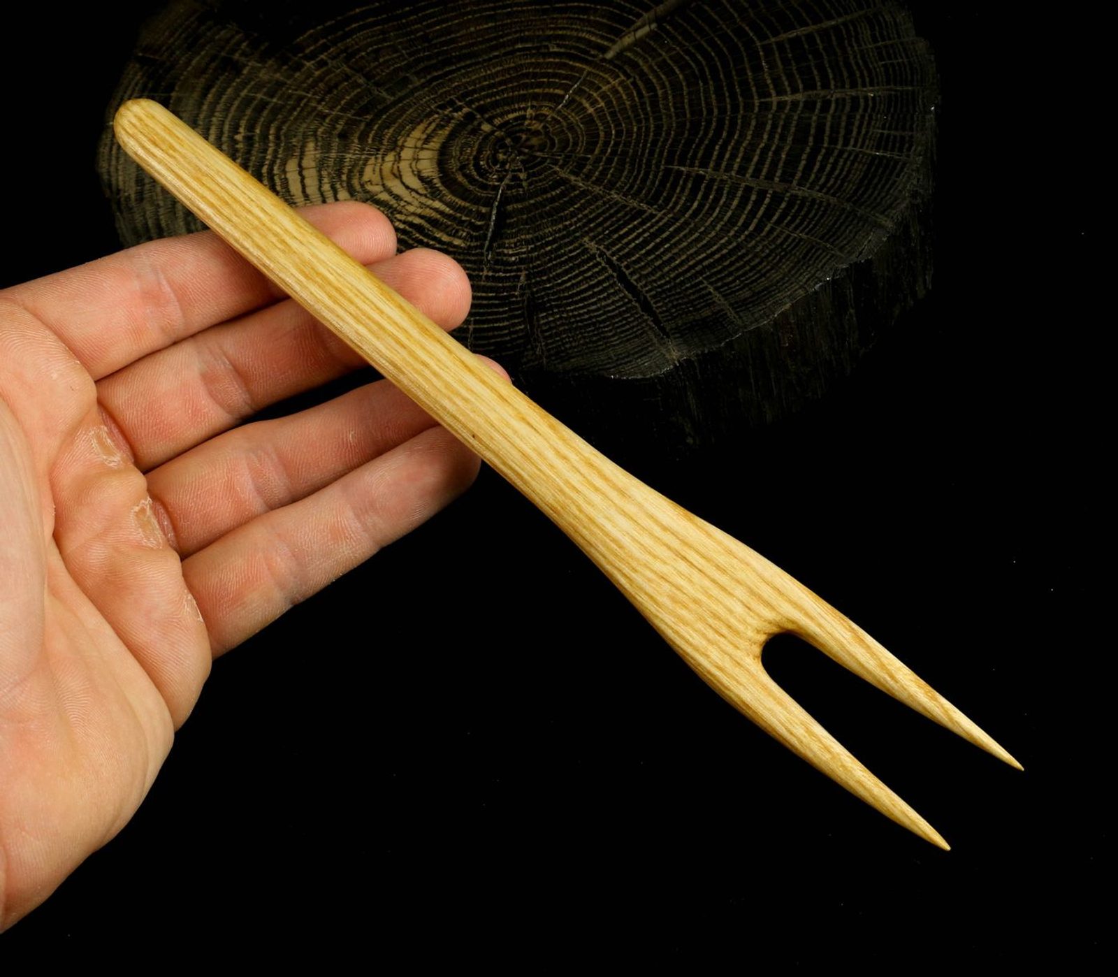 MEDIEVAL FORK, wood Wulflund