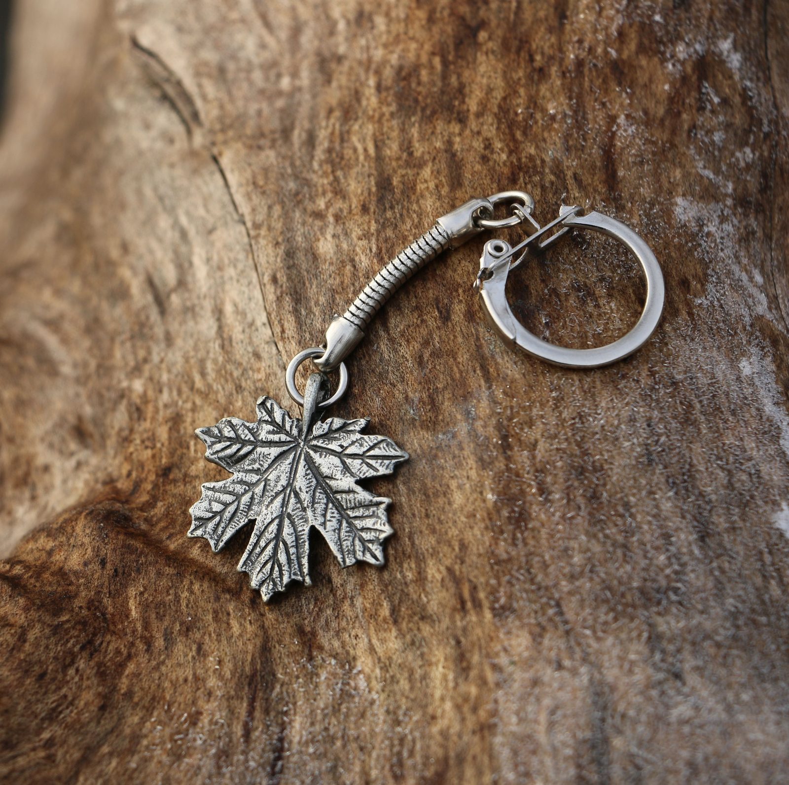 MAPLE LEAF, zinc, key ring Wulflund