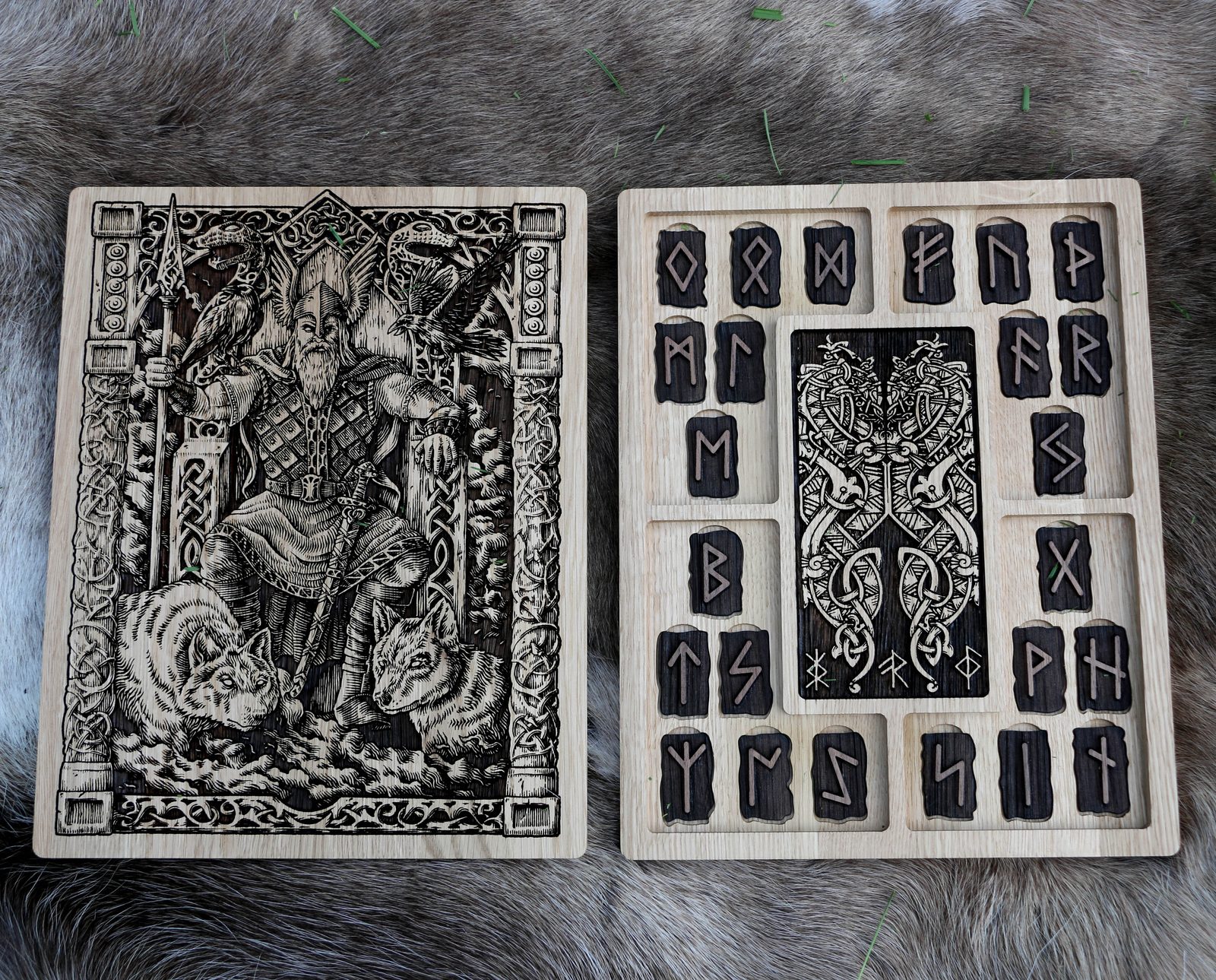 ODIN - RUNES FUTHARK SET Kadlus rune pendants Jewellery Wulflund