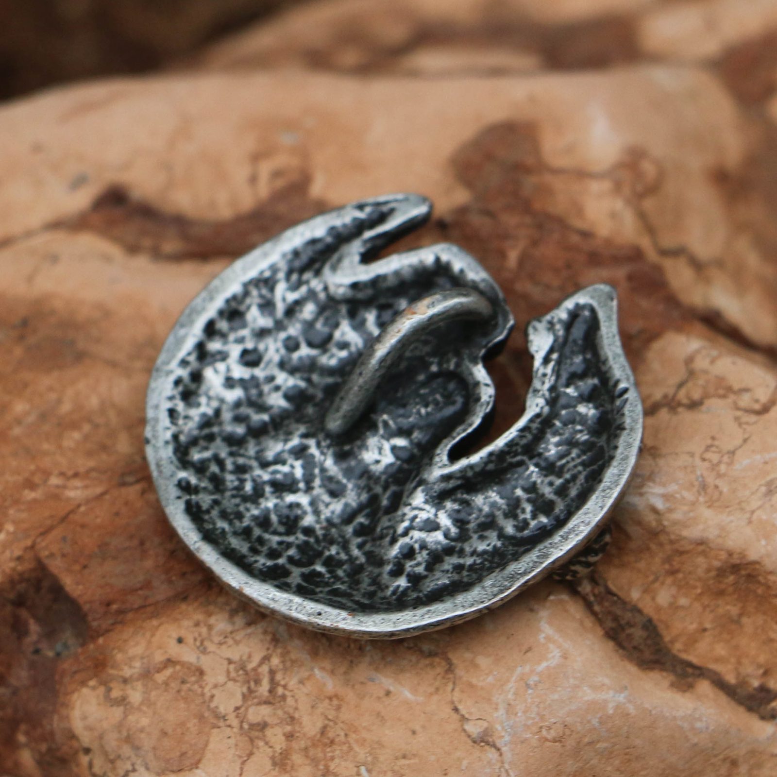 BADGER, pendant, zinc Wulflund