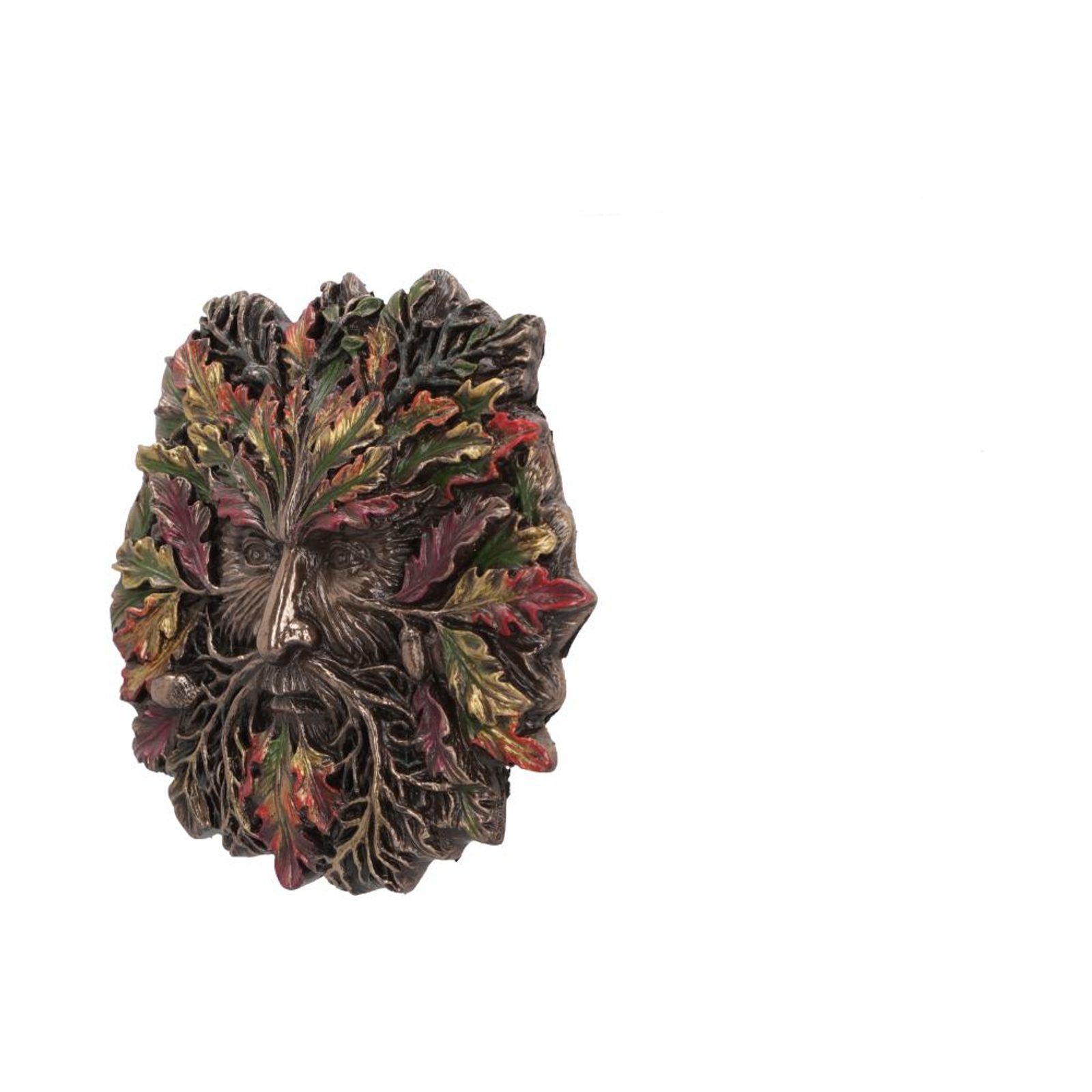 Green man - autumn equinox, wall plaque Wulflund