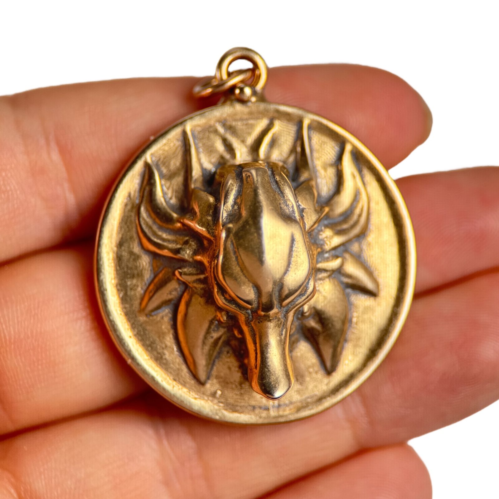 SLAVIC WOLF Pendant, bronze Wulflund