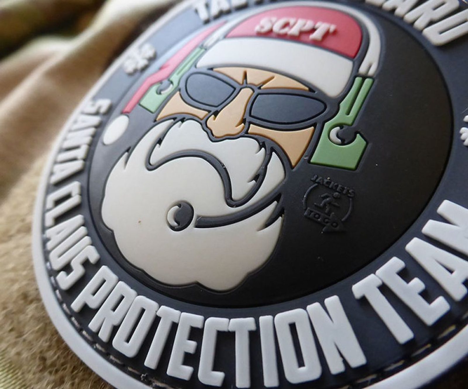TACTICAL BEARD SANTA CLAUS PROTECTION TEAM patch Wulflund
