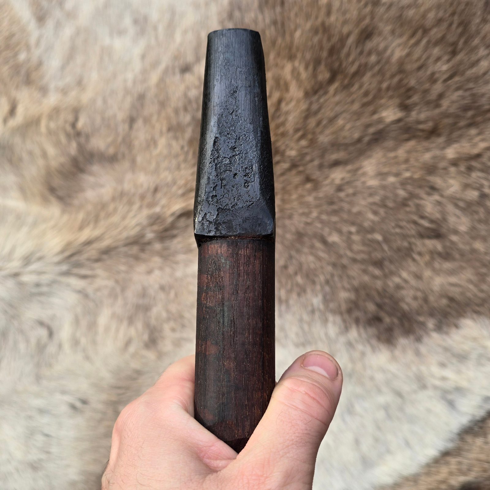Medieval Hussite axe, sharp, forged museum reproduction Wulflund