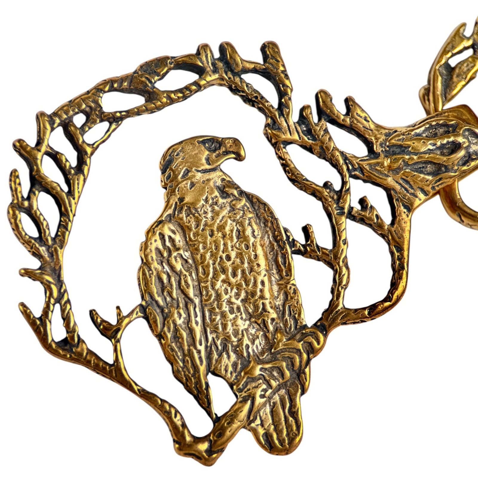 EAGLE, bronze cloak brooch Wulflund