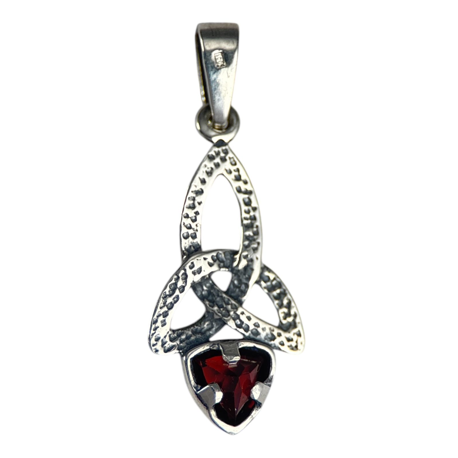 KIRA, silver pendant, Garnet Wulflund