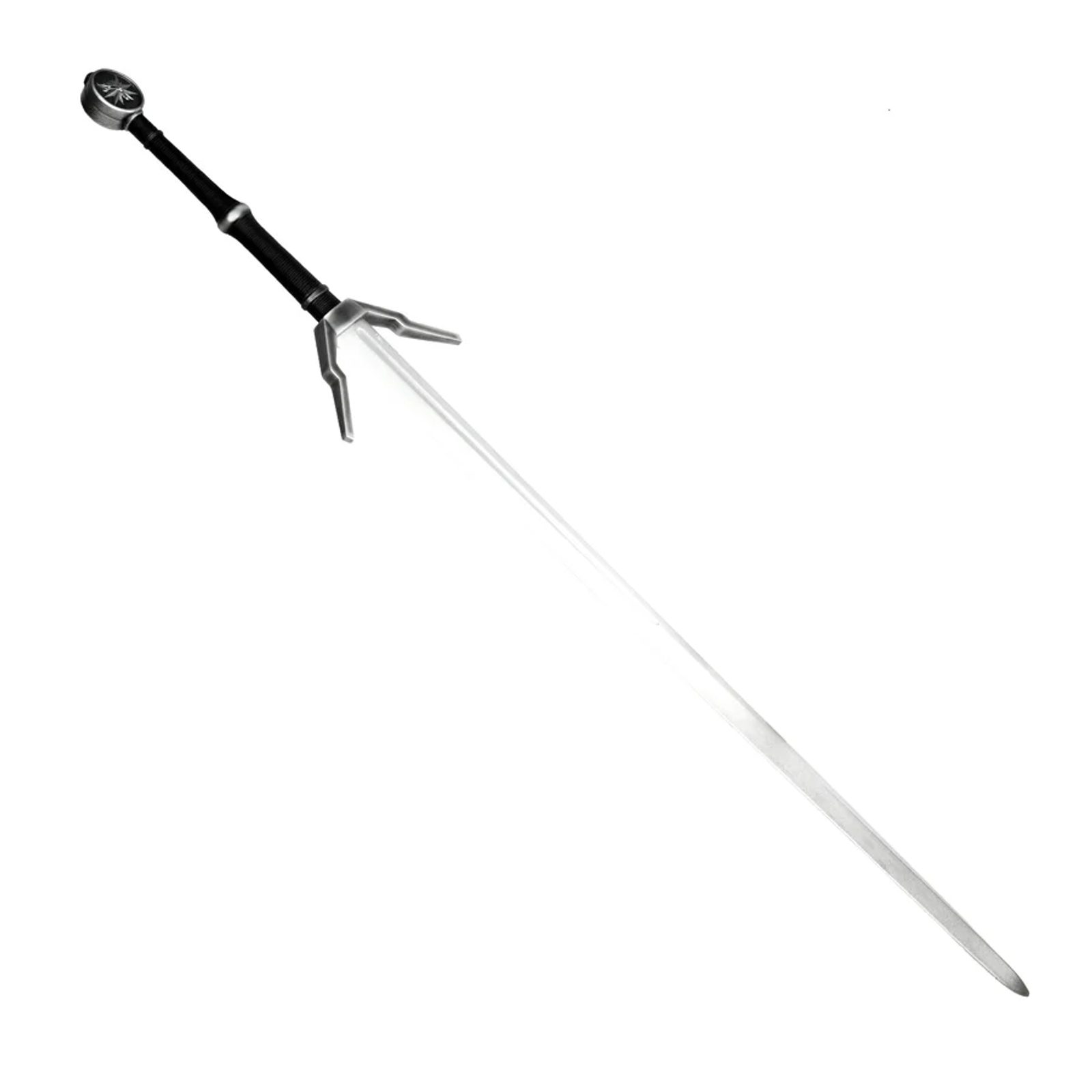 Geralt of Rivia’s Silver Sword, Wolf Medallion, foam replica Wulflund