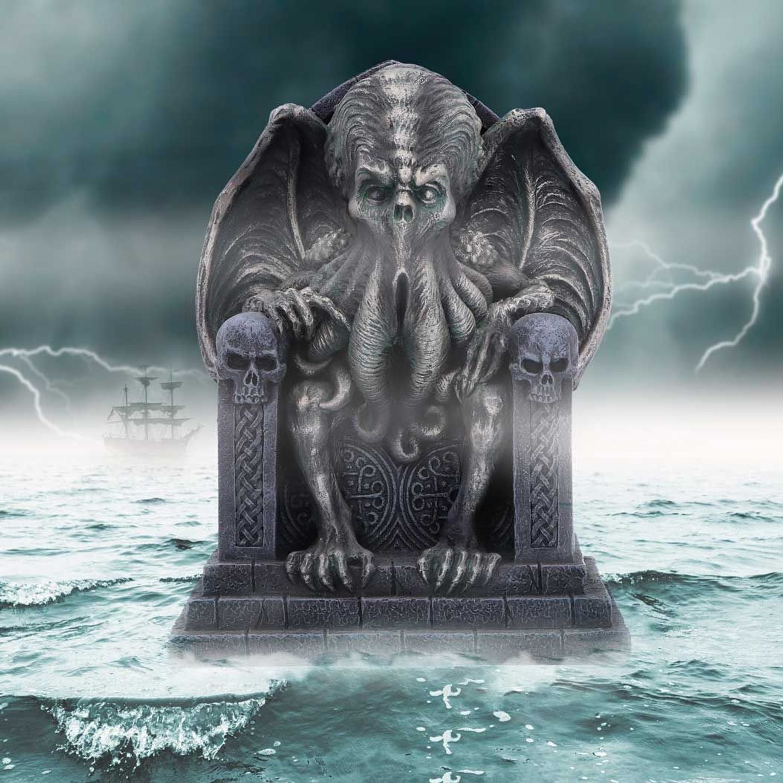 Figurine du trône de Cthulhu 18.3cm Nous faisons revivre l'histoire