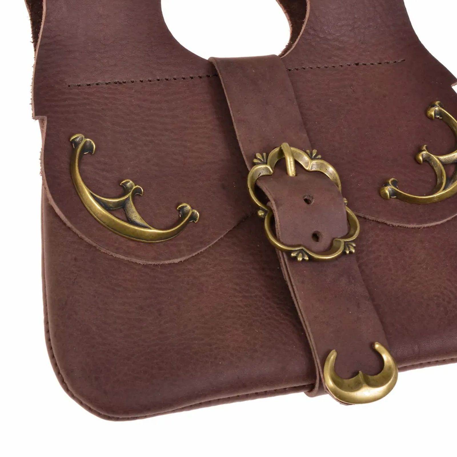 Medieval leather satchel Wulflund