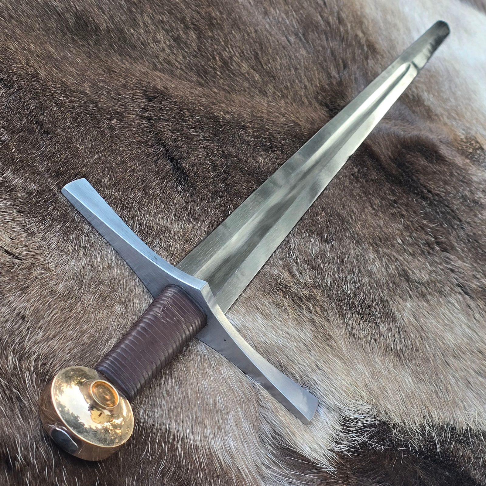 GRIMO, medieval one-handed sword, blunt Wulflund