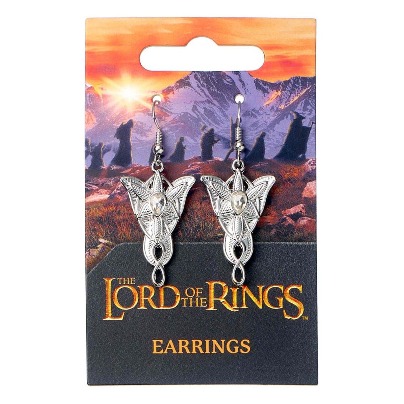 Elvenstar dangle earrings, Lord of the Rings LOTR Wulflund