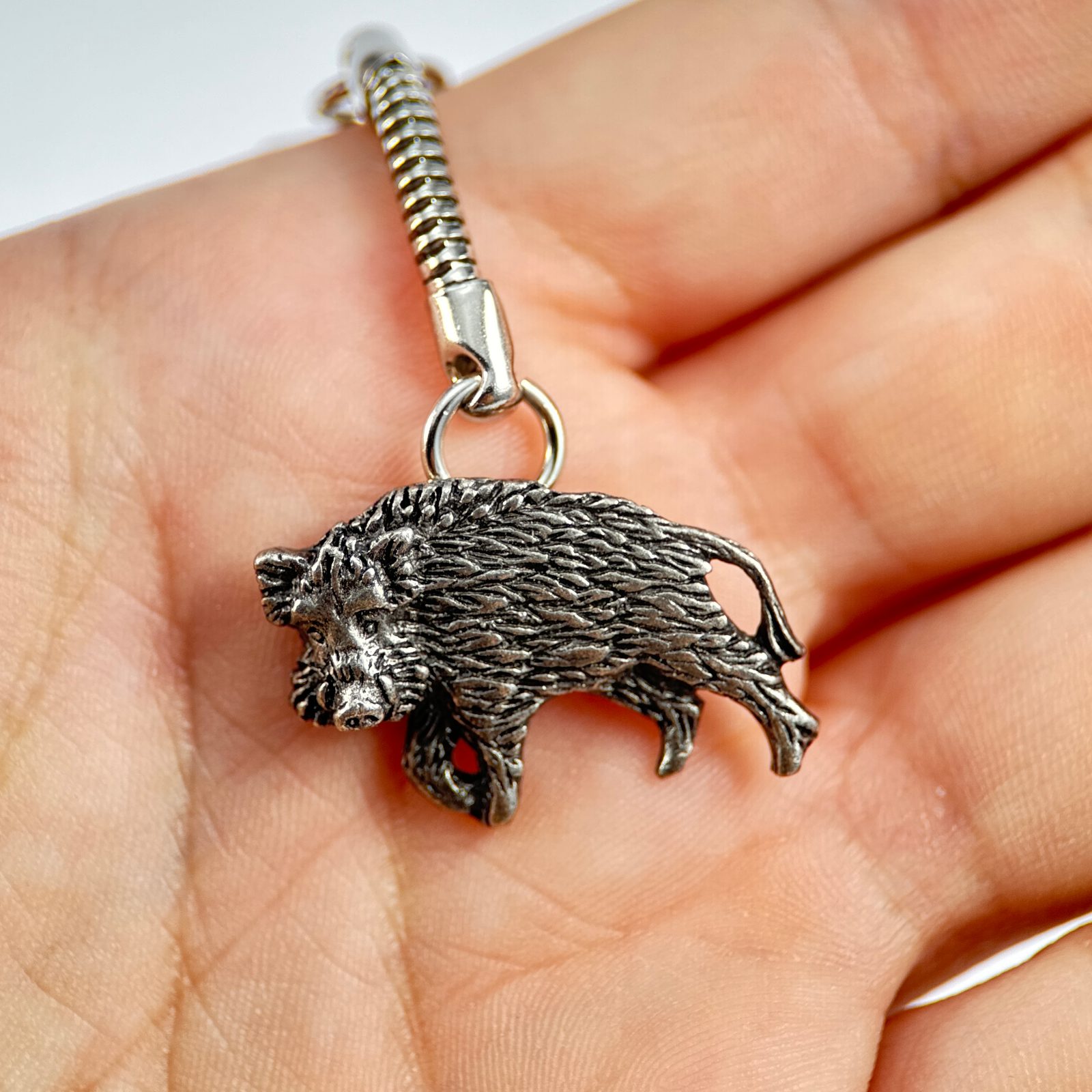 Wild boar, wild boar, wild boar, Keyhole zinc anti-silver Drakkaria ...