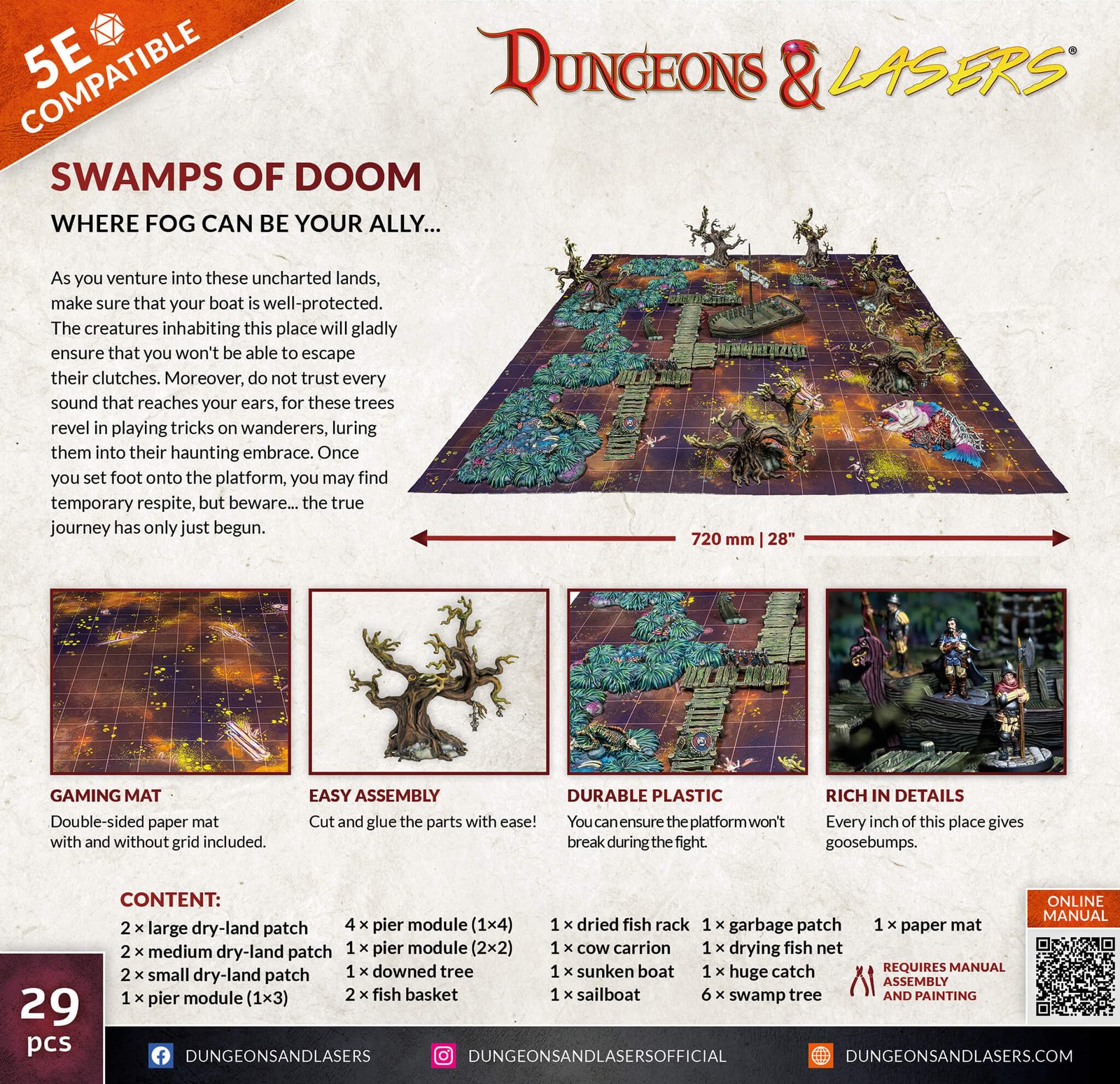 Dungeons & Lasers: SWAMPS OF DOOM - Where the fog can be your ally ...