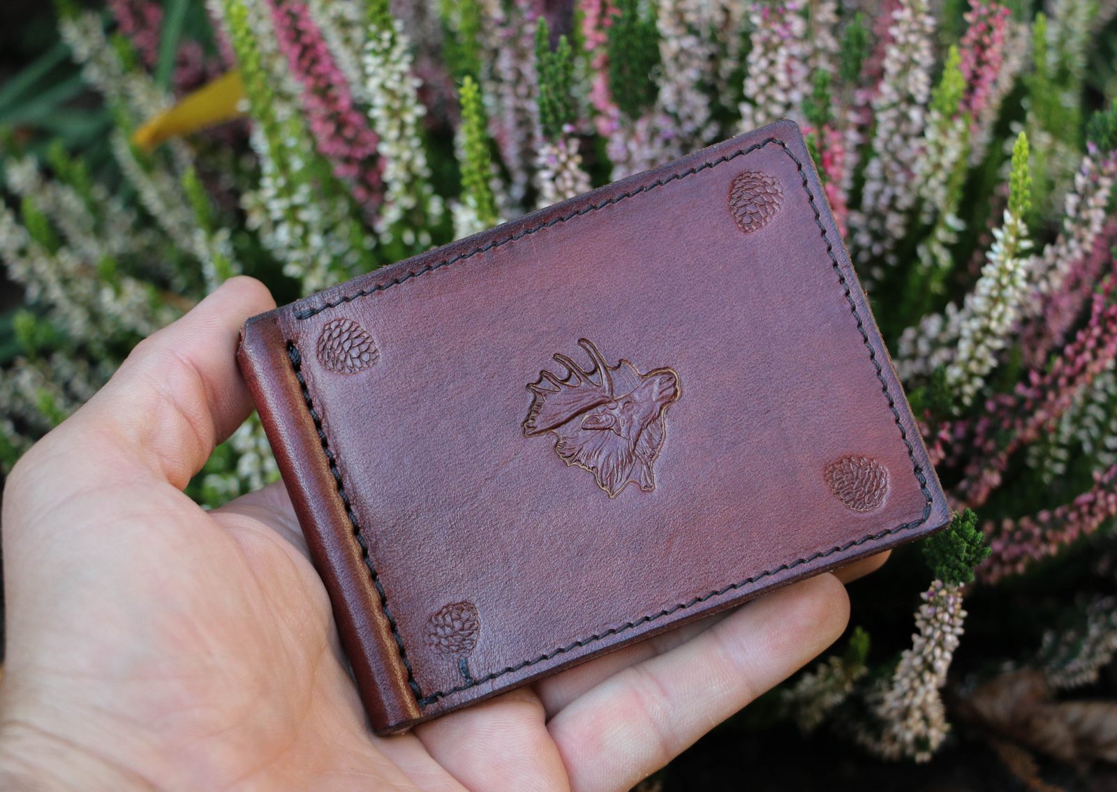 ELK, leather wallet Wulflund