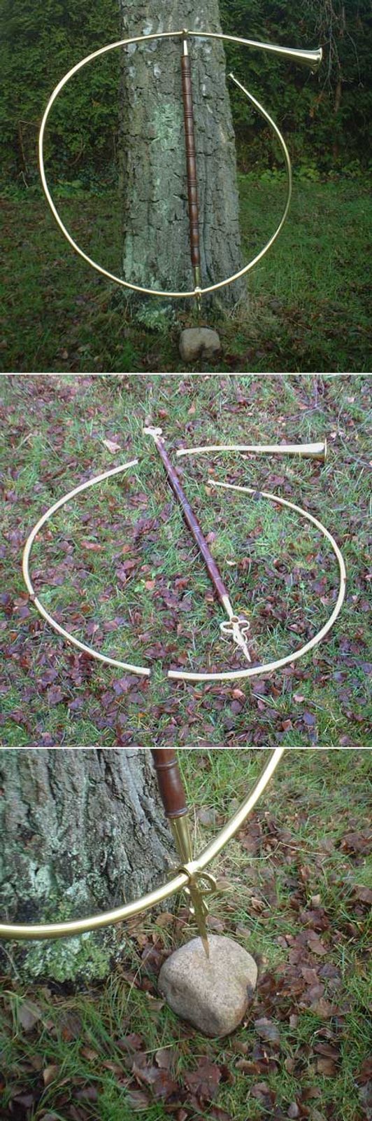 CELTIC CARNYX ROMAN CORNU for reenactors Wulflund