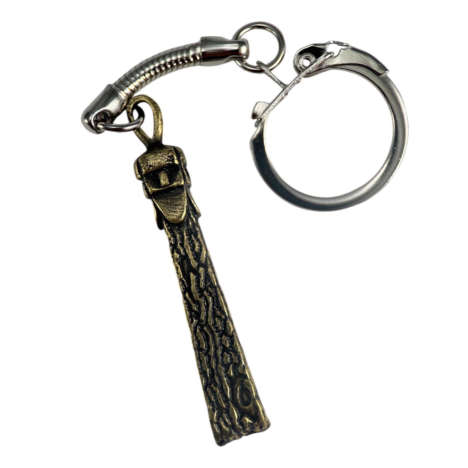 Svantovít, Slavic God, keychain, zinc, old brass Wulflund