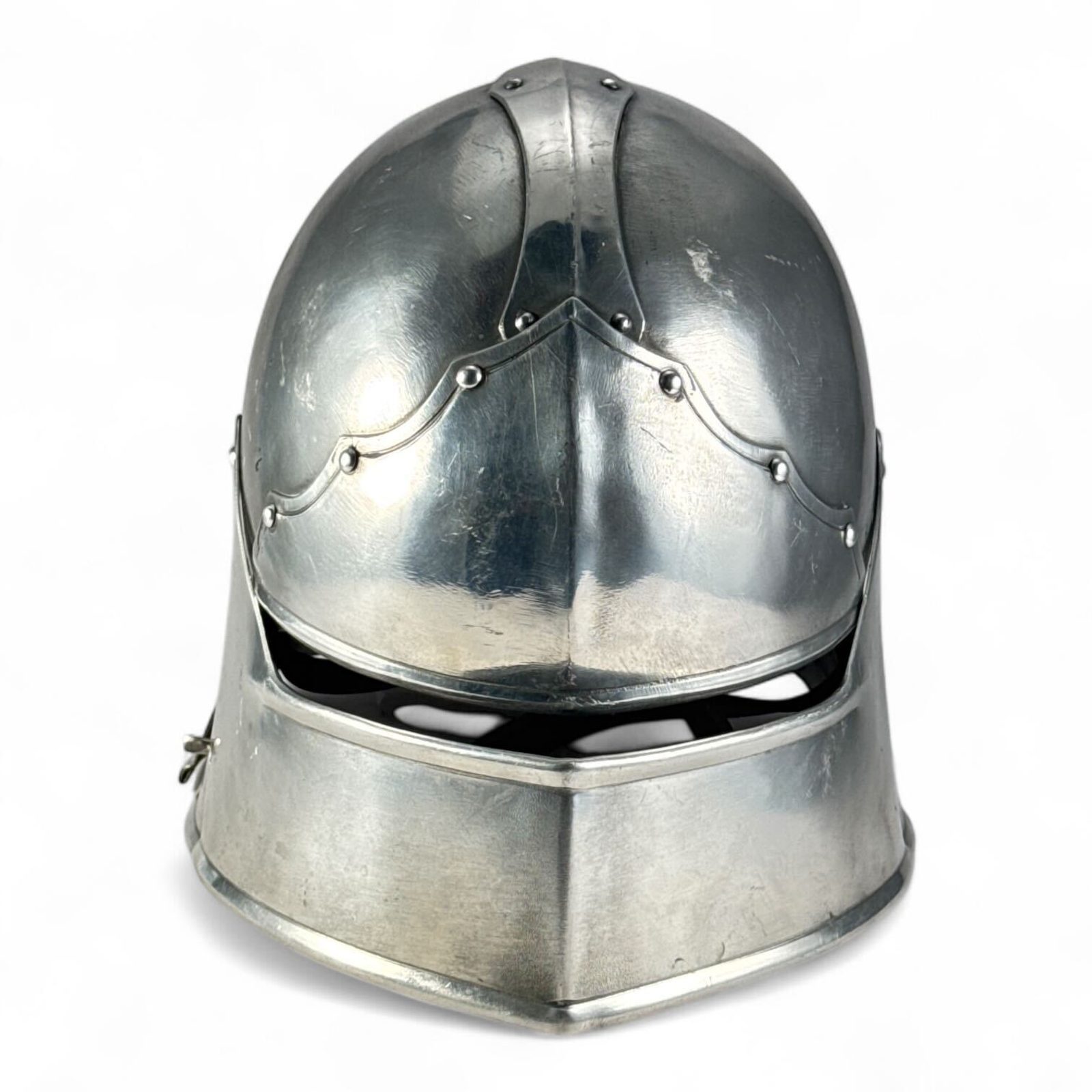 German sallet, medieval helmet - aluminium Wulflund