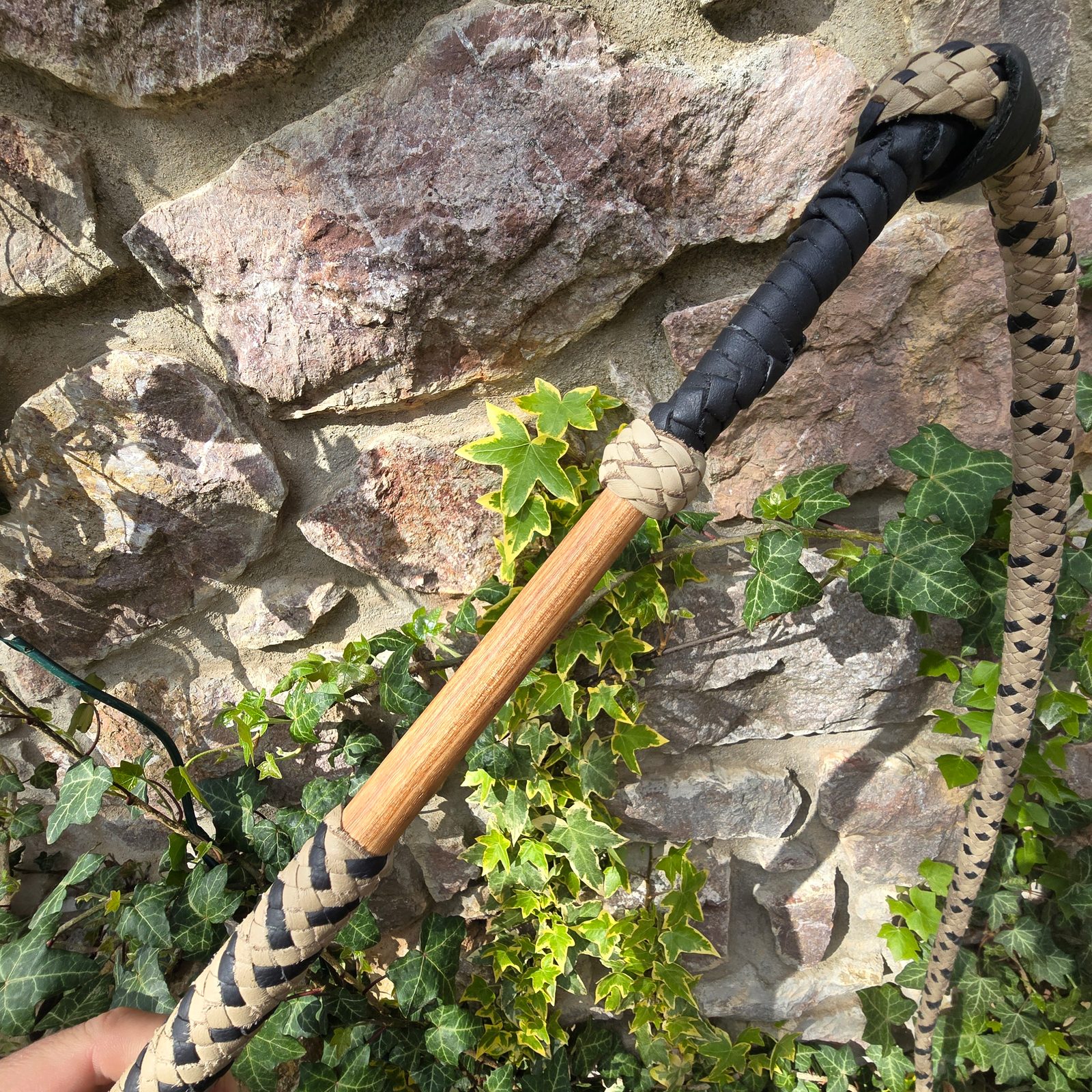 LEATHER WHIP, 250 cm Wulflund