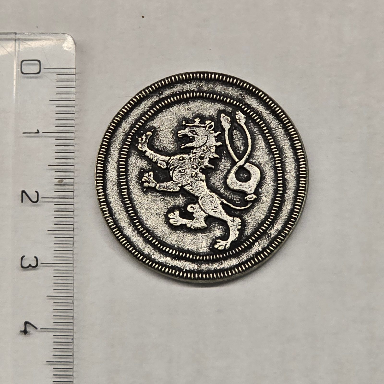 Bohemian Lion, commemorative coin - zinc Wulflund