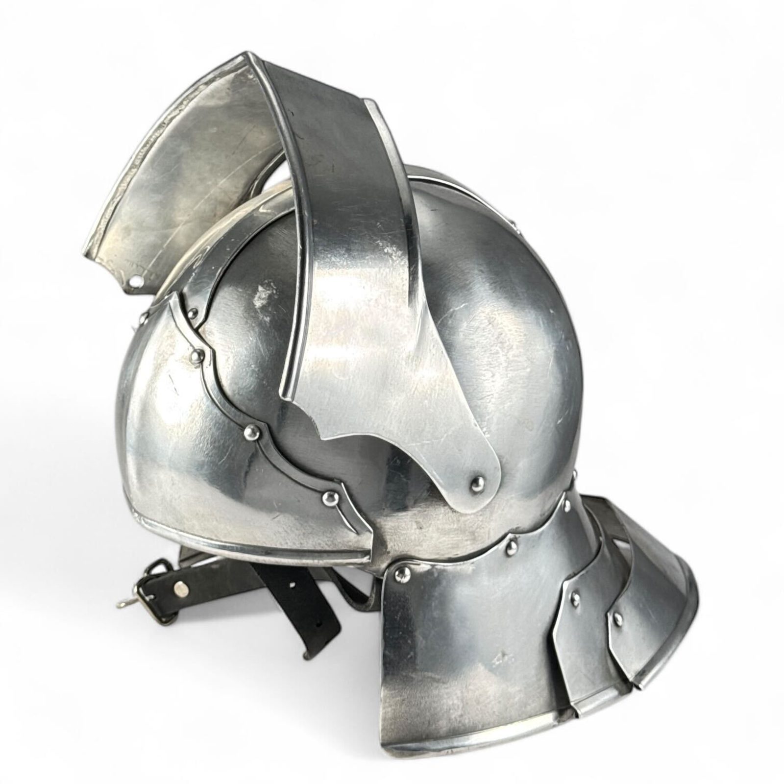 German sallet, medieval helmet - aluminium Wulflund
