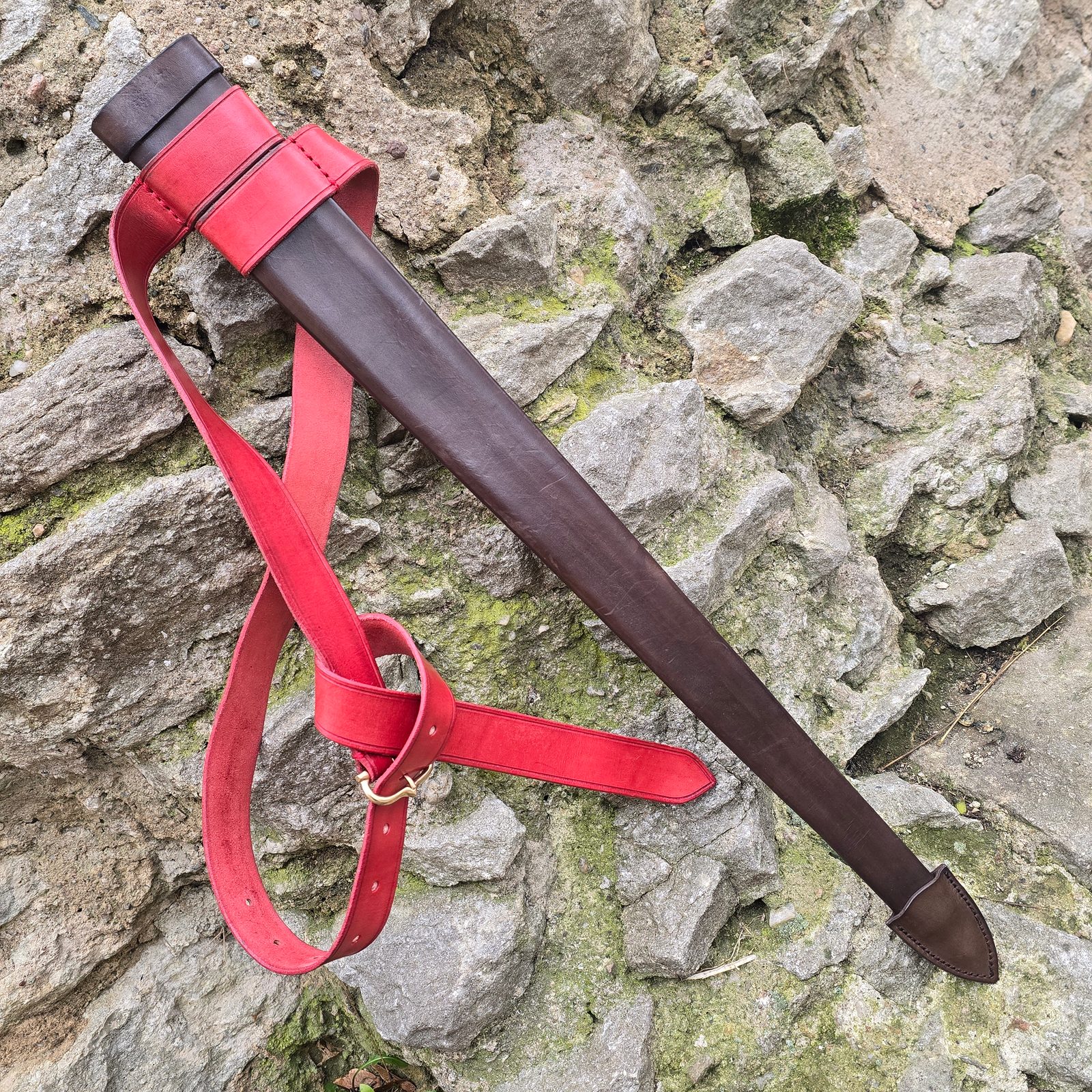 Leather scabbard for one-handed sword Wulflund