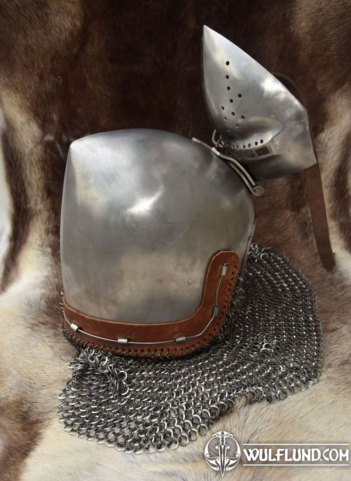 Bassinet 14th century, klappvisor, HMB medieval helmets Helmets, Armour ...
