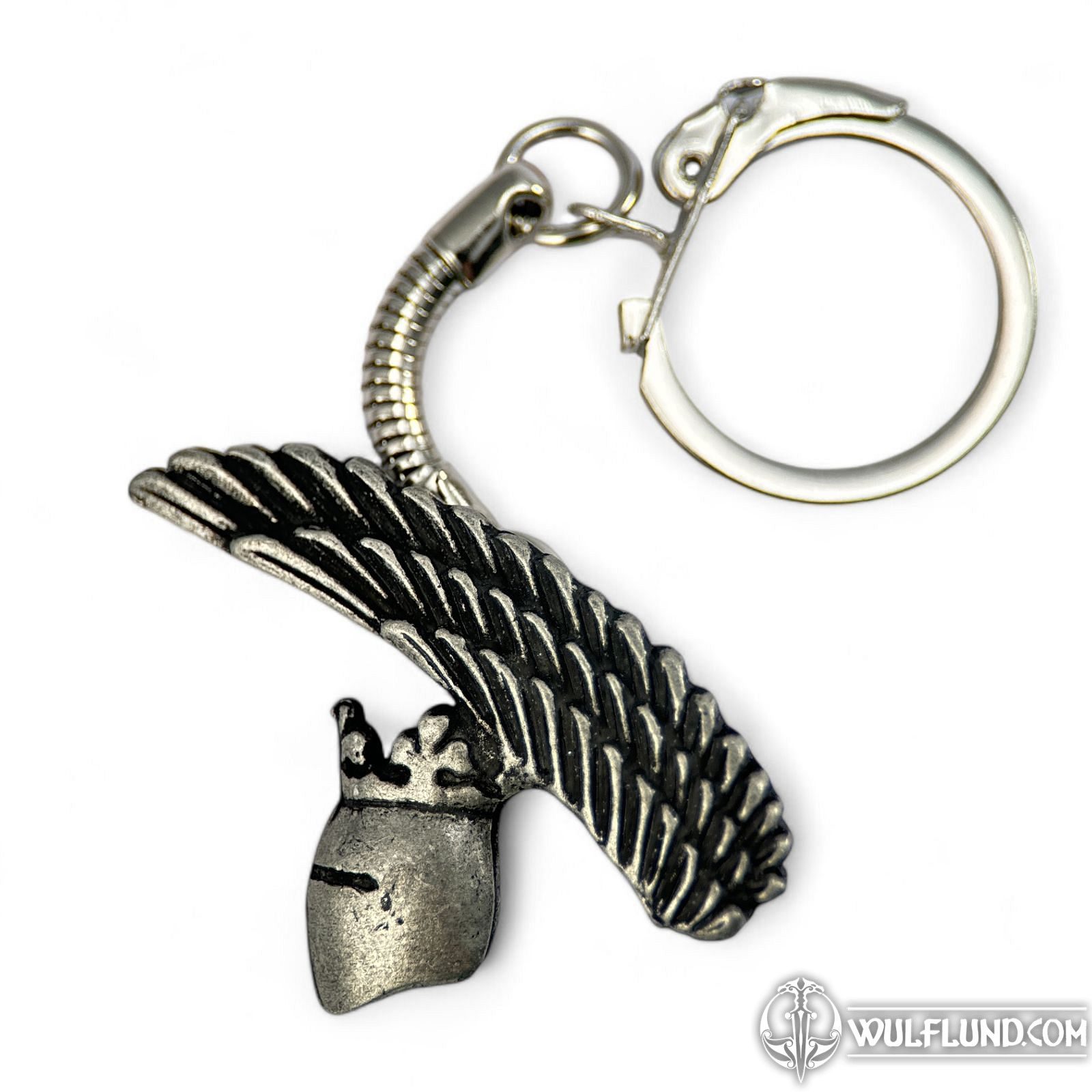 Přemysl Otakar II, knight, helmet key ring zinc antique silver ...
