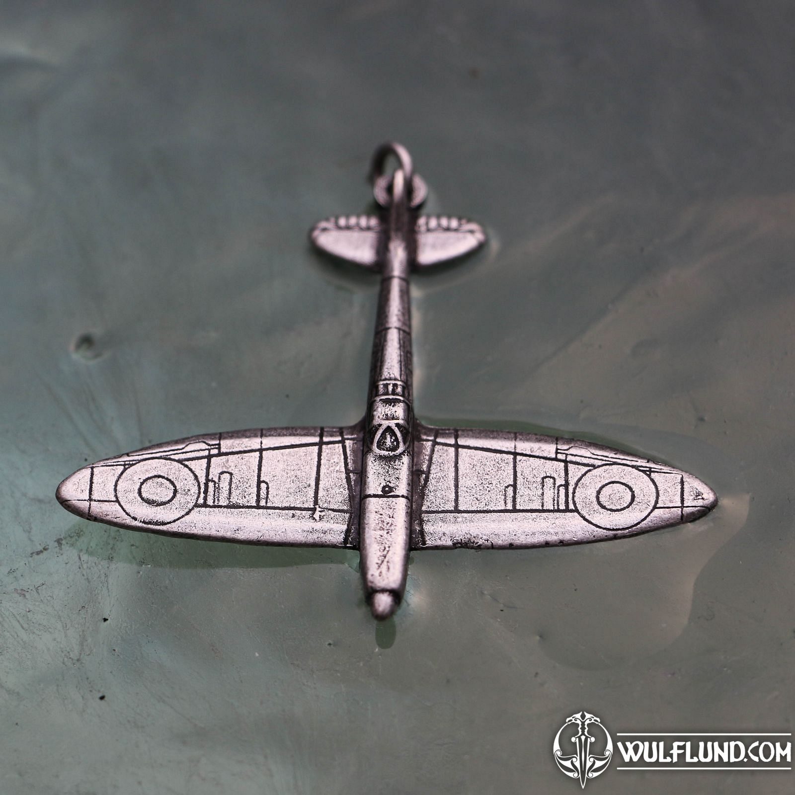 Supermarine SPITFIRE, aircraft pendant, zinc Drakkaria All pendants ...