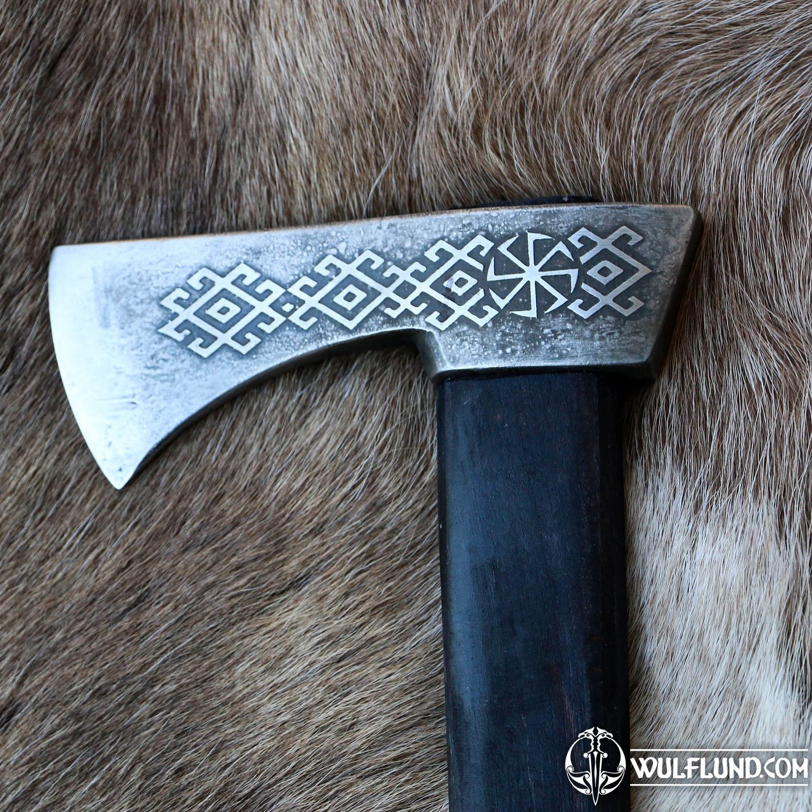 SHEPHERD'S AXE, etched Carpathian axe Drakkaria Axes Weapons Wulflund