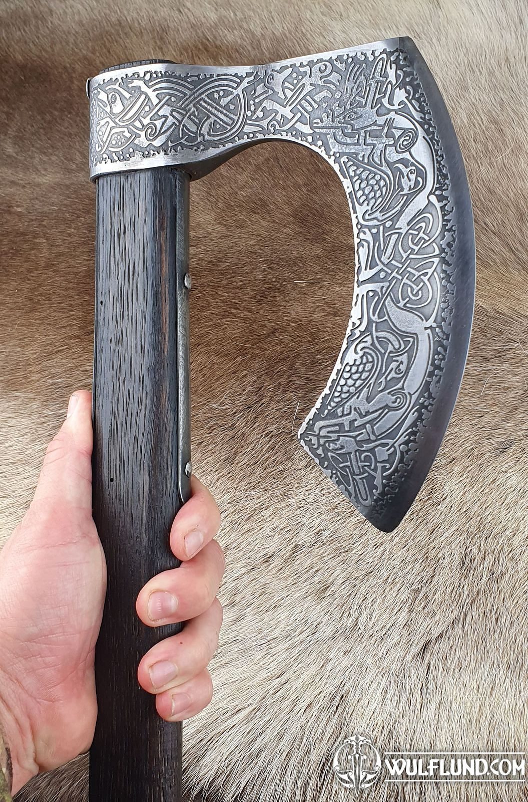 CONNOR luxury etched Axe Drakkaria Axes Weapons Wulflund