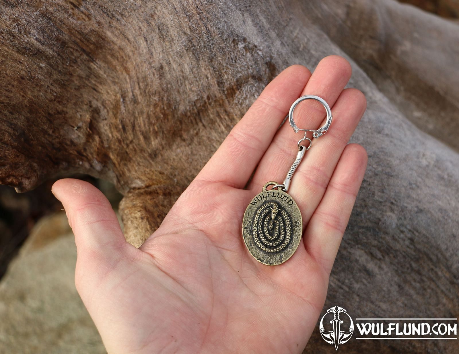 WULFLUND - key ring, zinc Drakkaria keychains Jewellery Wulflund