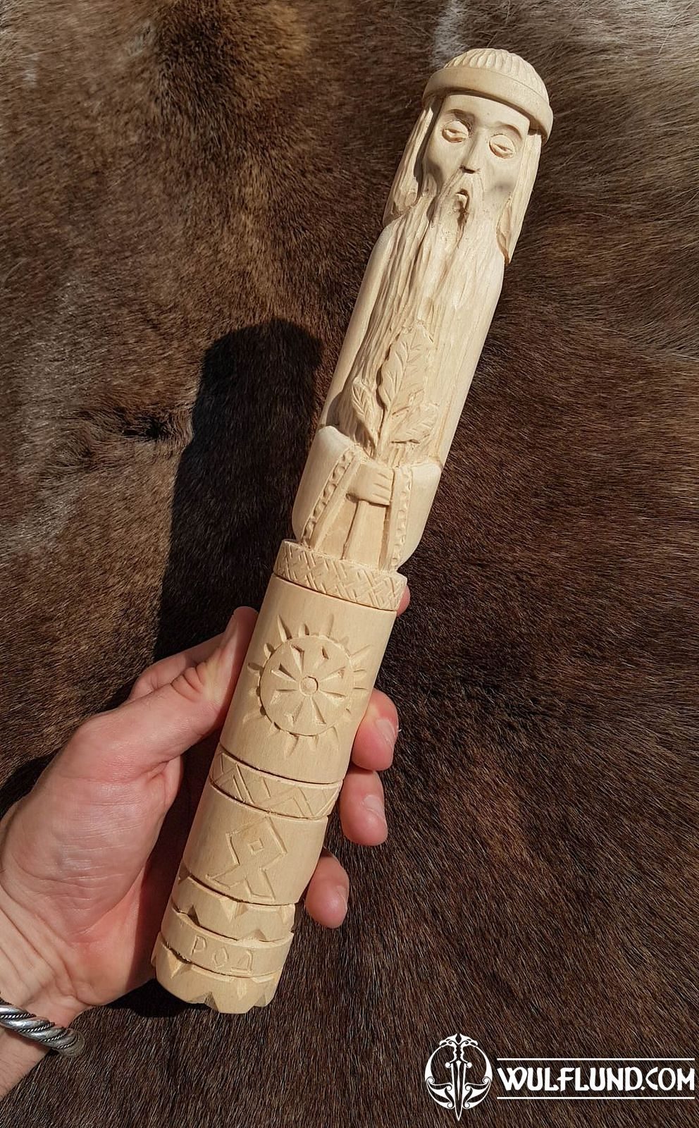 ROD, Slavic God of Fire, carved statue Statues, chests Woodcarving ...