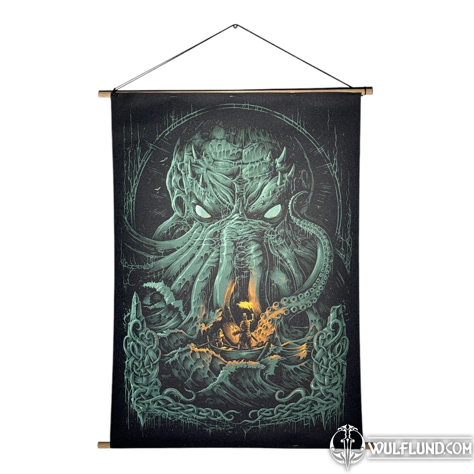 Cthulhu, wall poster posters, postcards - pagan art wall plaques, clock ...