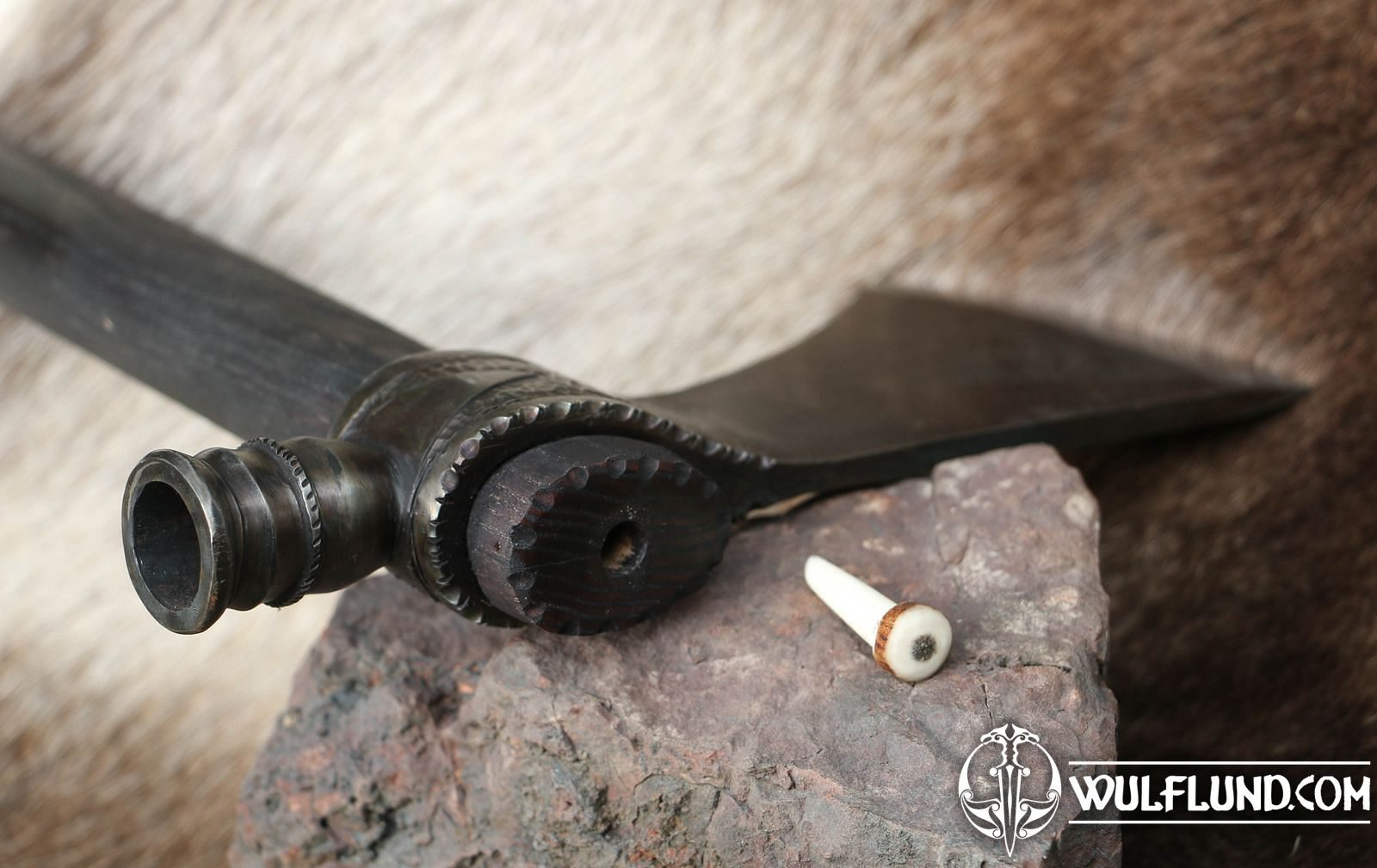 Smoking Pipe Tomahawk forged Drakkaria Axes Weapons Wulflund