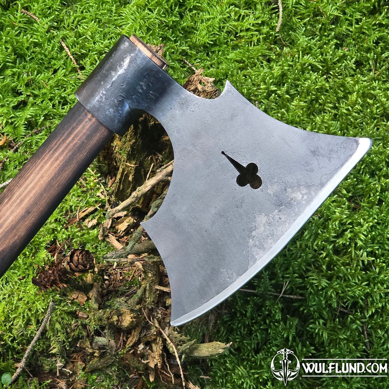 KUTTENBERG, hache hussite médiévale du XVe siècle, réplique Bohême ...