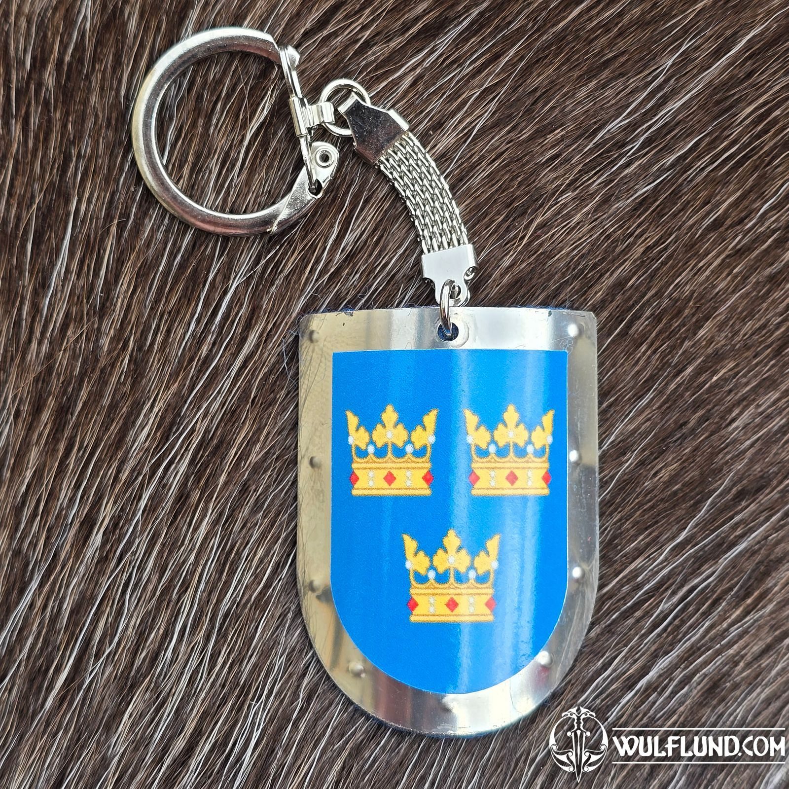 SWEDEN, MEDIEVAL SHIELD, key chain, metal, handmade keychains Jewellery ...