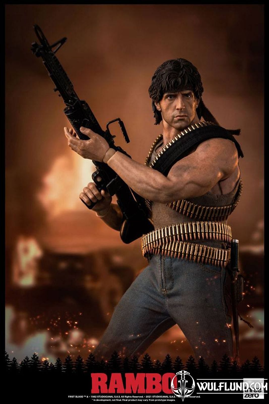Rambo: First Blood Action Figure 1/6 John Rambo 30 cm Rambo Licensed ...