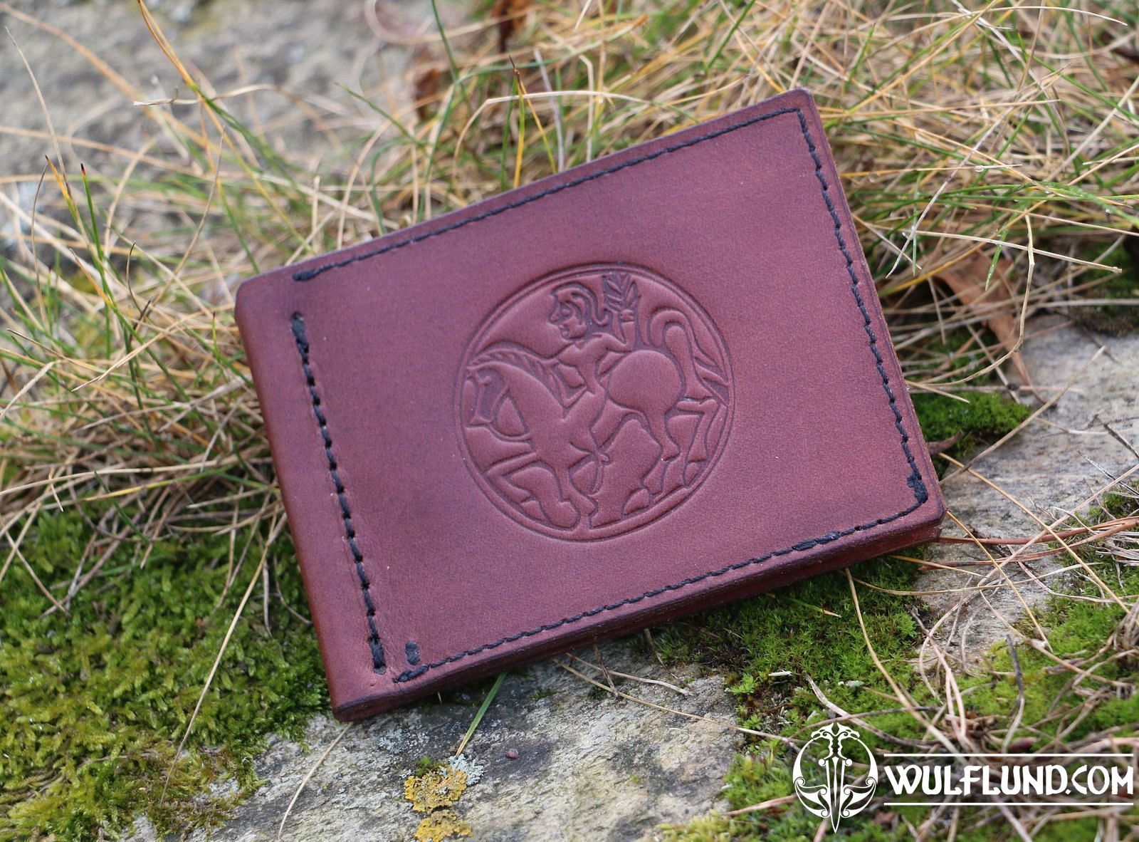 CELTIC WALLET - Leather Pocket Wallet Drakkaria Leather Wallets Leather ...