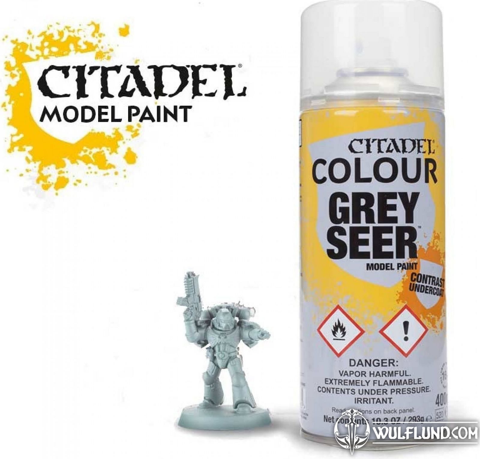 Spray Grey Seer 400ml Couleurs et modelage Wargaming, Jeux et livres ...