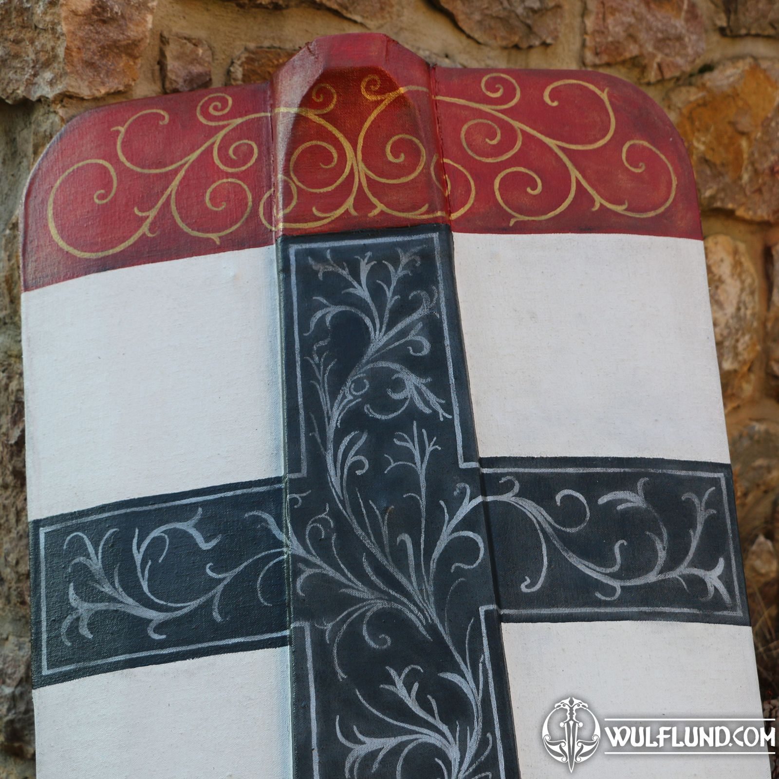 MEDIEVAL PAVISE SHIELD, hand painted wooden shield - Konstanz ...