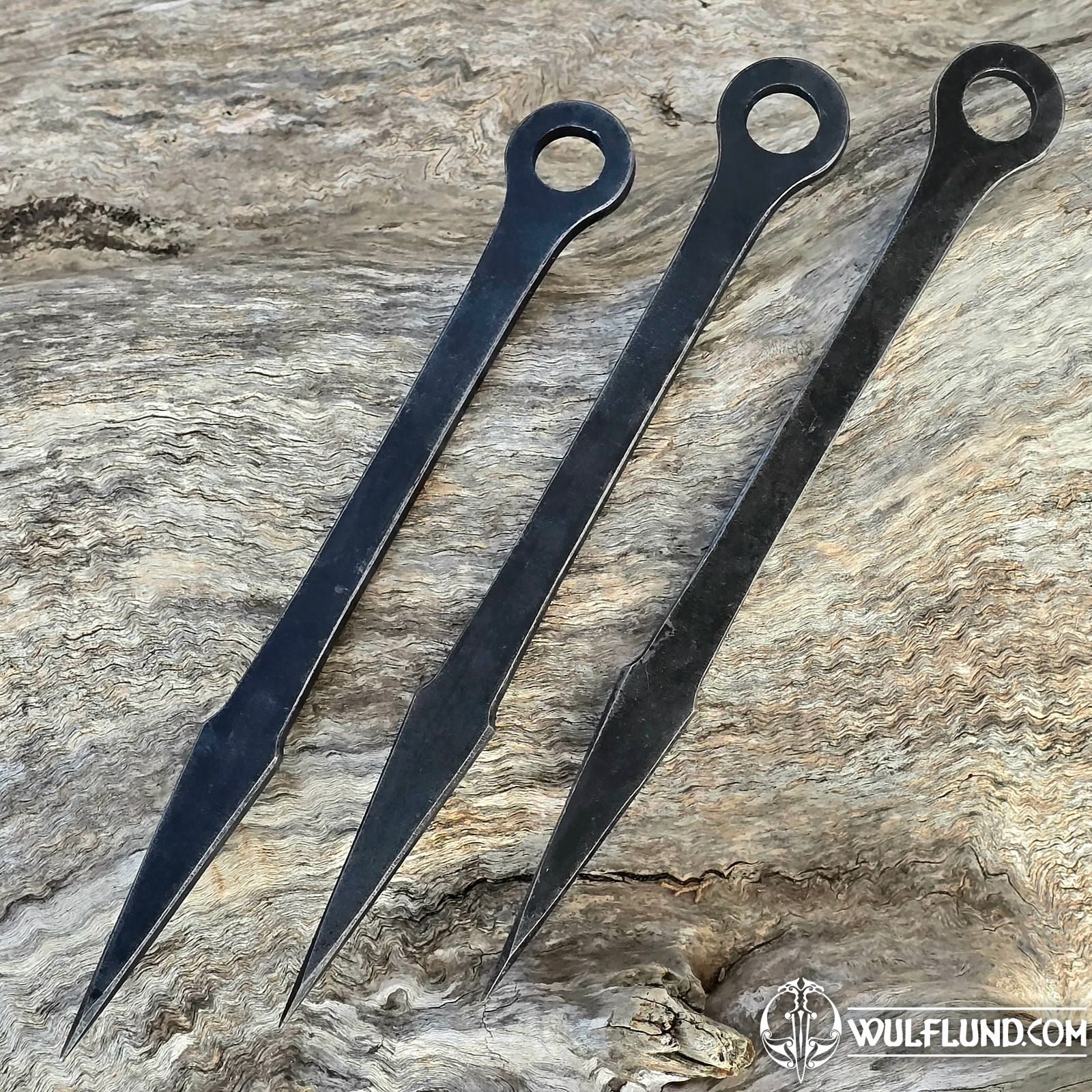 LIZARD, throwing knife - kunai, set of 3 pieces Drakkaria Throwing ...