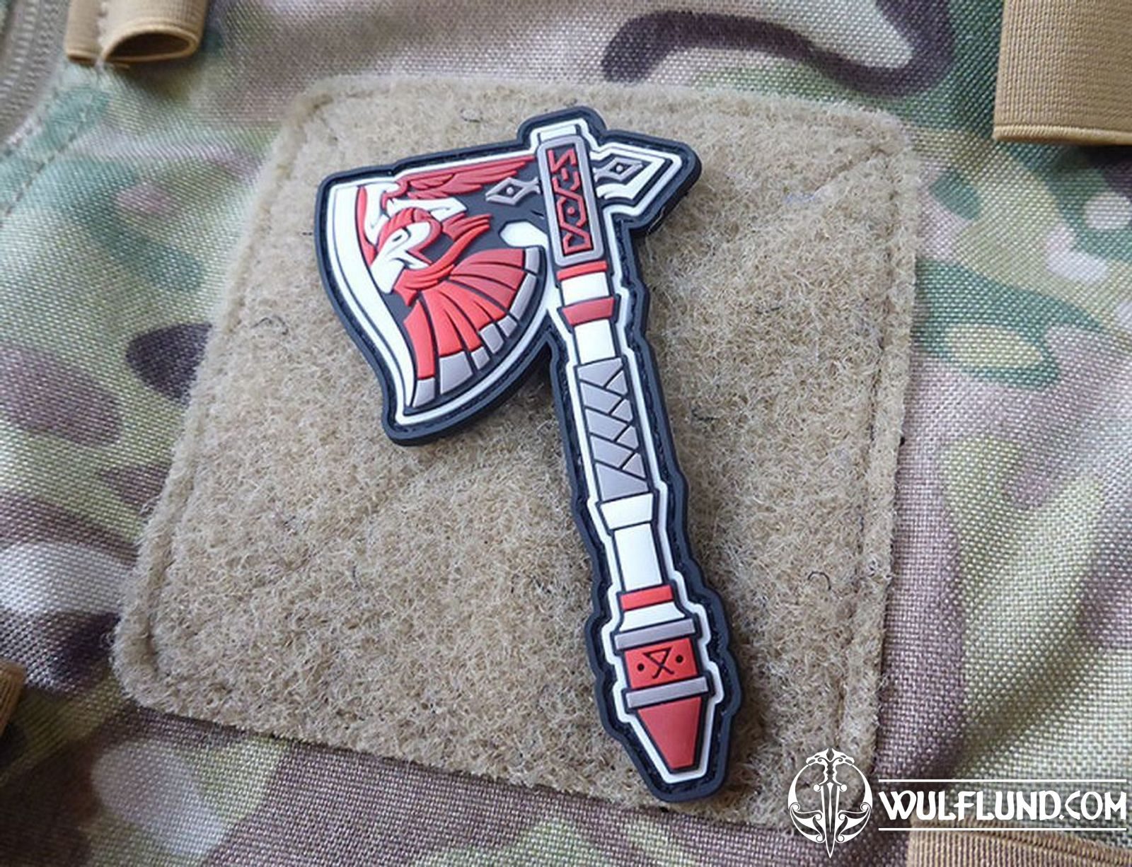 AXE OF DWARF Patch, fullcolor / JTG 3D Rubber Patch military patches ...